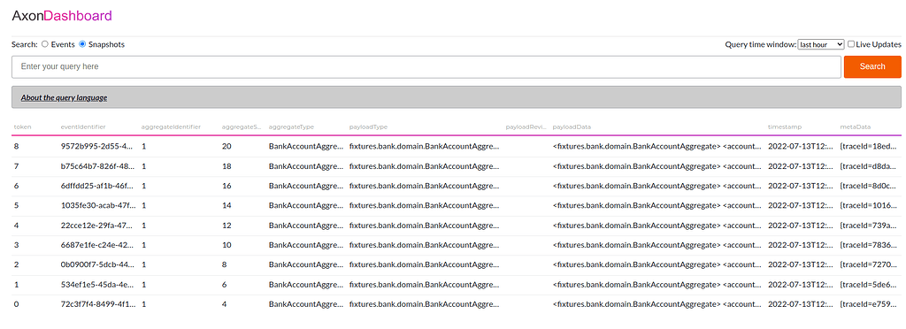 Restoring ES aggregates from AggregateSnapshot - Axon Framework ...